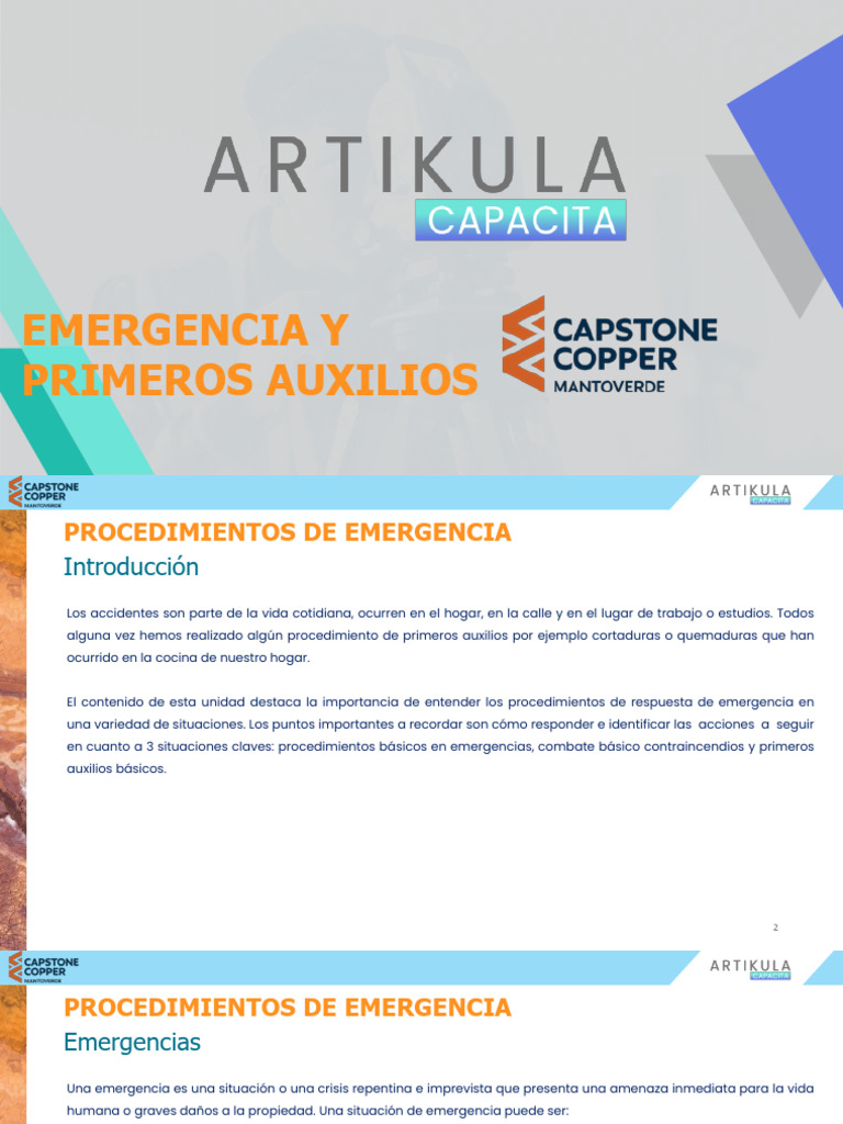 Emergencia y Primeros Auxilios | PDF | Primeros auxilios | Combustión