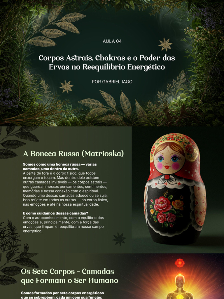 Aula 4 - Chakras, Corpos Astrais e Mais | PDF
