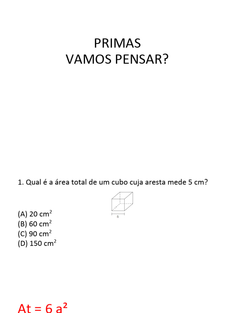 Vamos Pensar Sobre Prismas | PDF | Polítopo