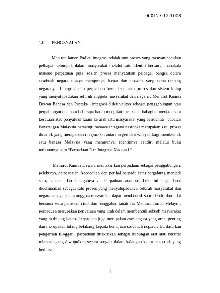 Kerja Kursus Pengajian Am | PDF