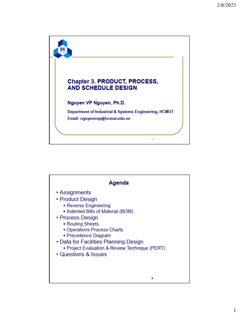 Chapter 3 Product Process Schedule Design | PDF