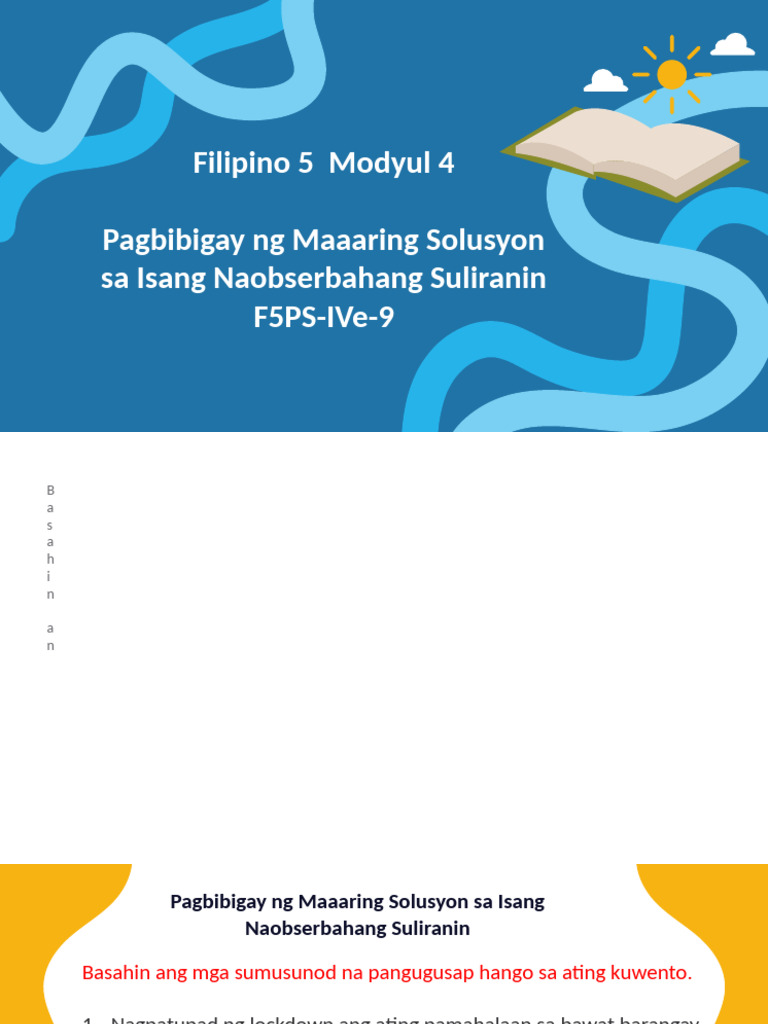 Filipino 5 Quarter 4 Week 4 | PDF | Copy Editing | Visualization (Graphics)