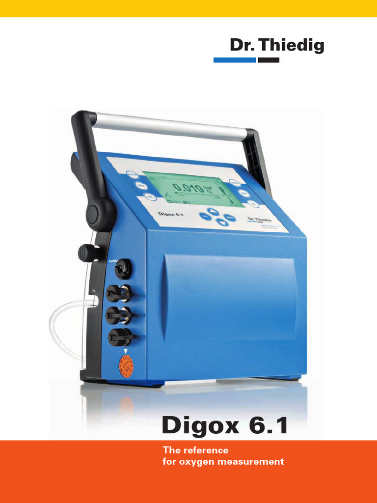 Dr. Thiedig - Oxygen Analyser Digox 6.1 EC+ECS | PDF | Sensor | Calibration