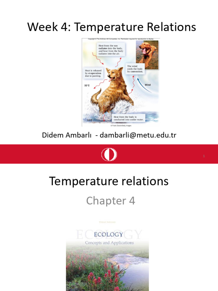 LEc4 Temperature Relations - 2024 | PDF | Thermoregulation | Greenhouse Effect