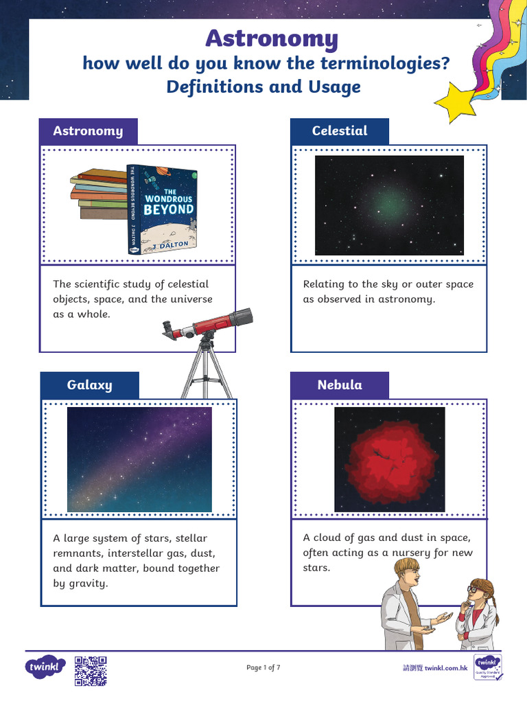 Astronomy Terminology Explained | PDF | Stars | Astronomy