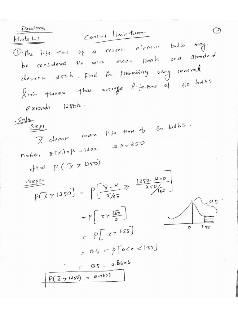 Central Limit Theorem | PDF