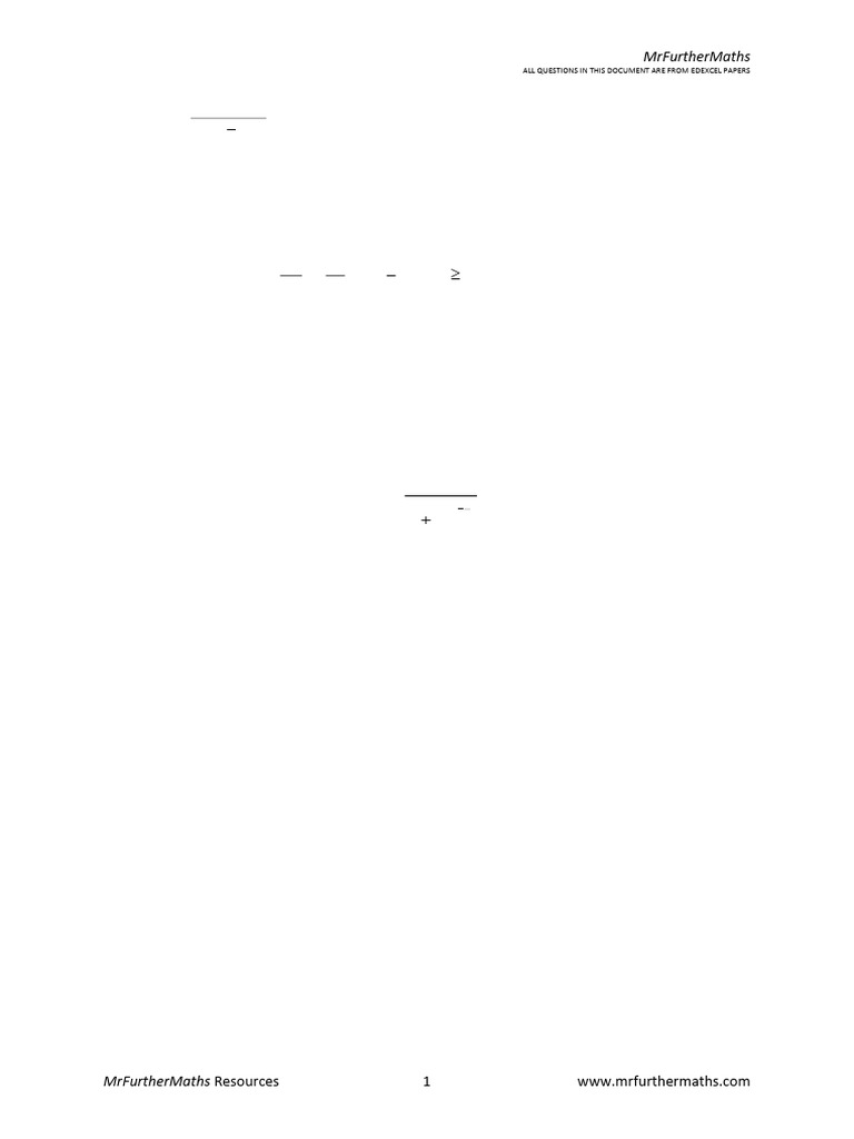 Yr2 Integration Differential Equations | PDF | Mathematics | Equations