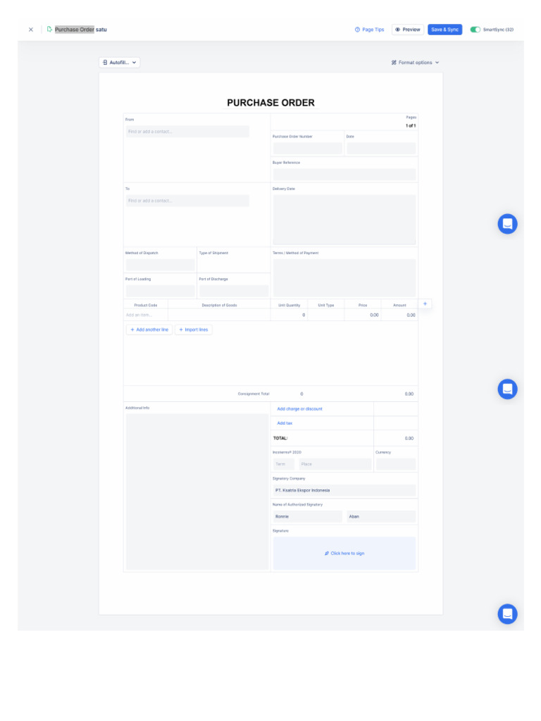 Incodocs - Purchase Order | PDF