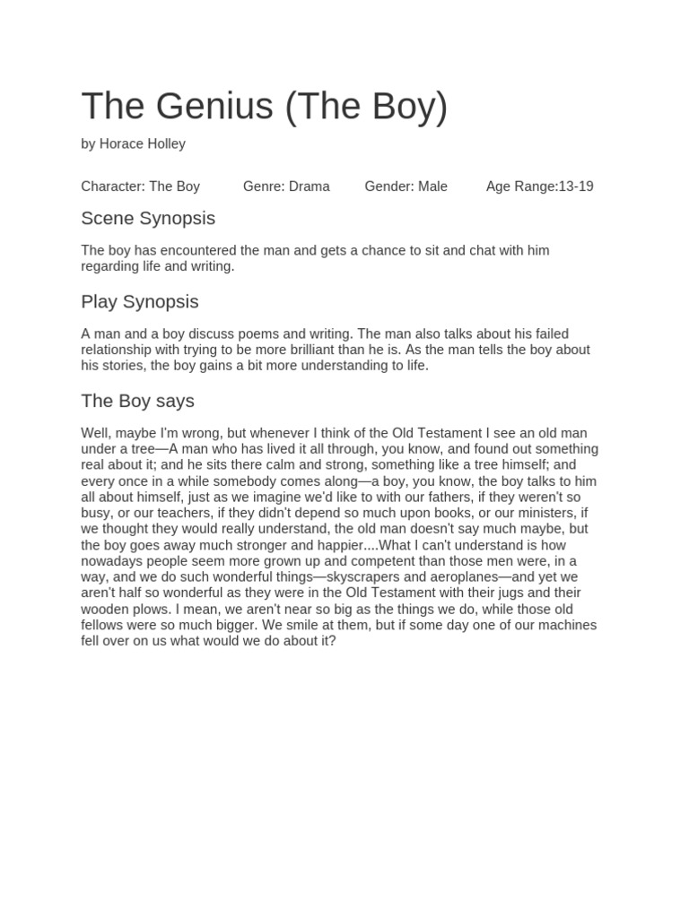 Monologues For Men Classic Contemporary | PDF