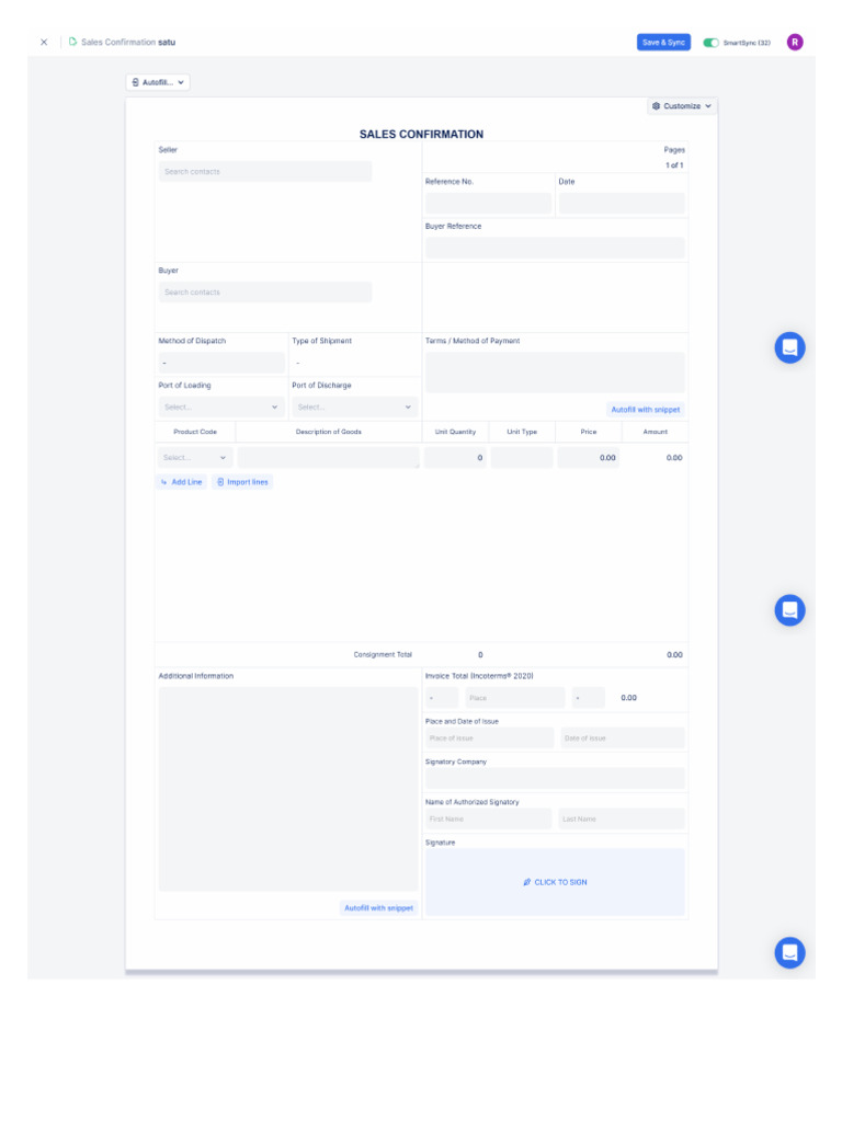 Incodocs - Sales Confirmation | PDF