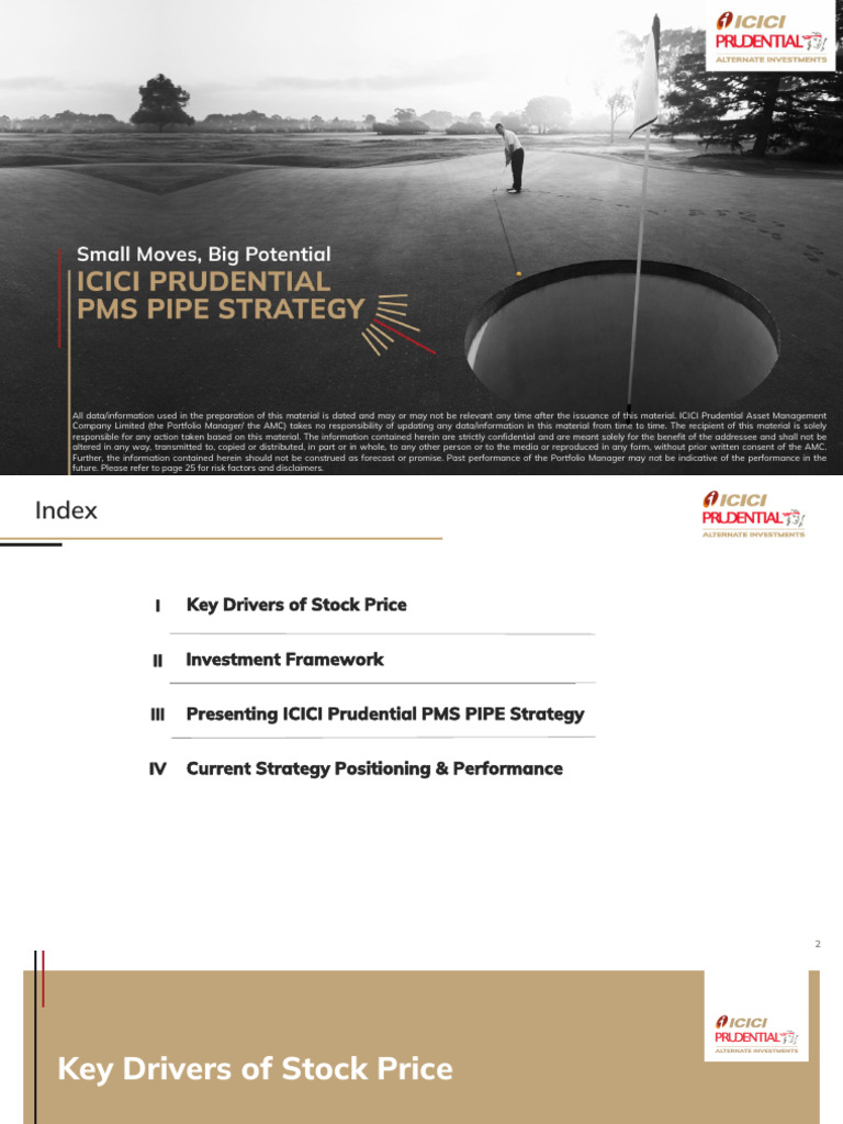 ICICI Prudential PMS PIPE Strategy Overview | PDF | Price–Earnings ...