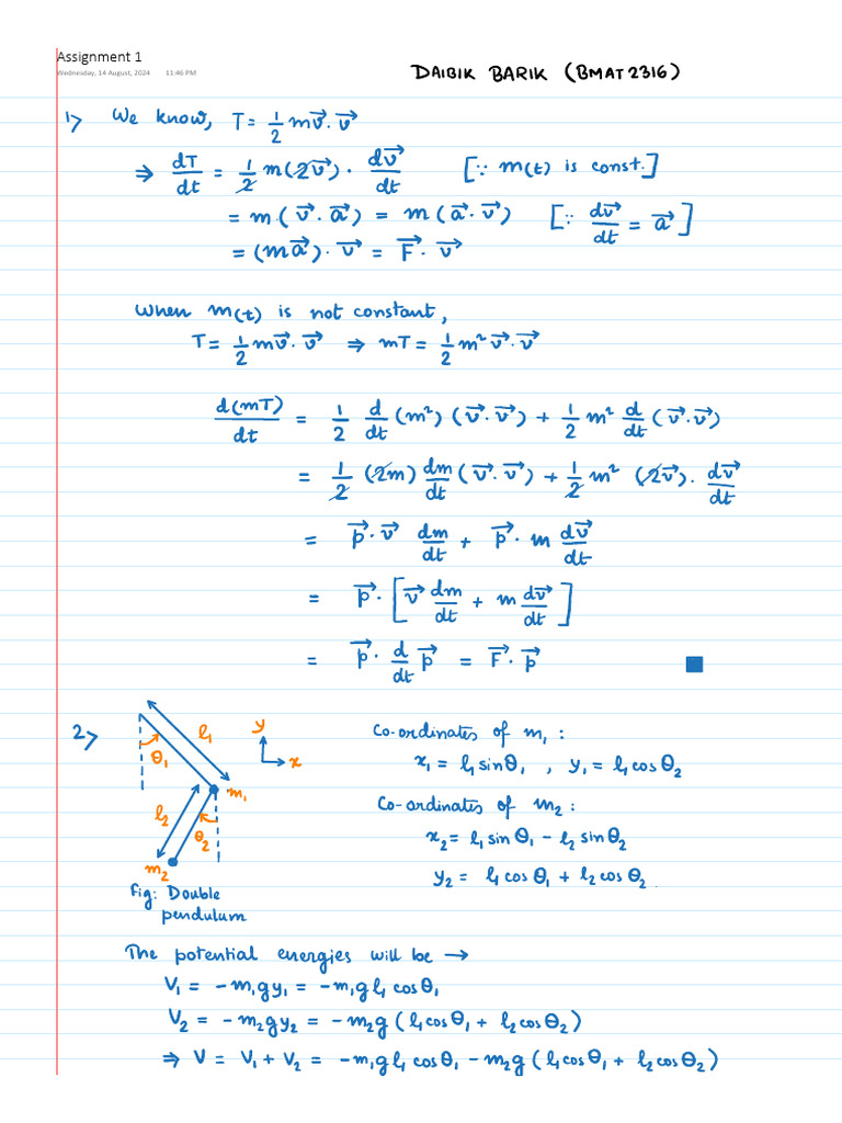 Assignment 1 Soln | PDF