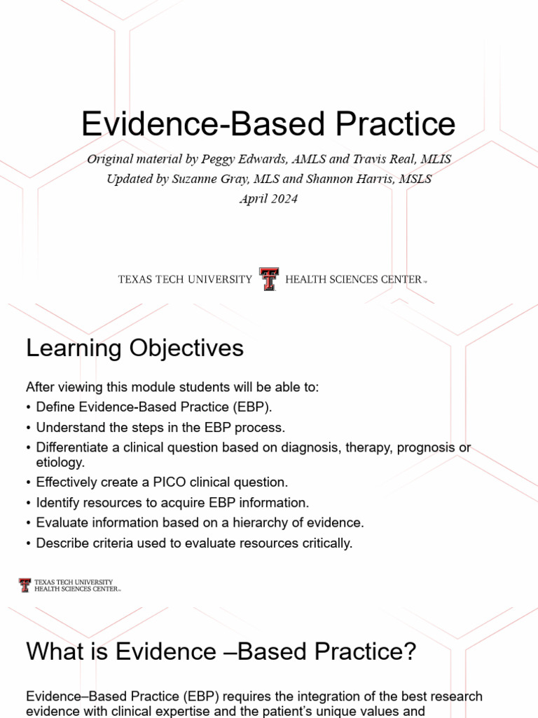 InfolitEBP Updated FINAL | PDF | Cohort Study | Evidence Based Medicine