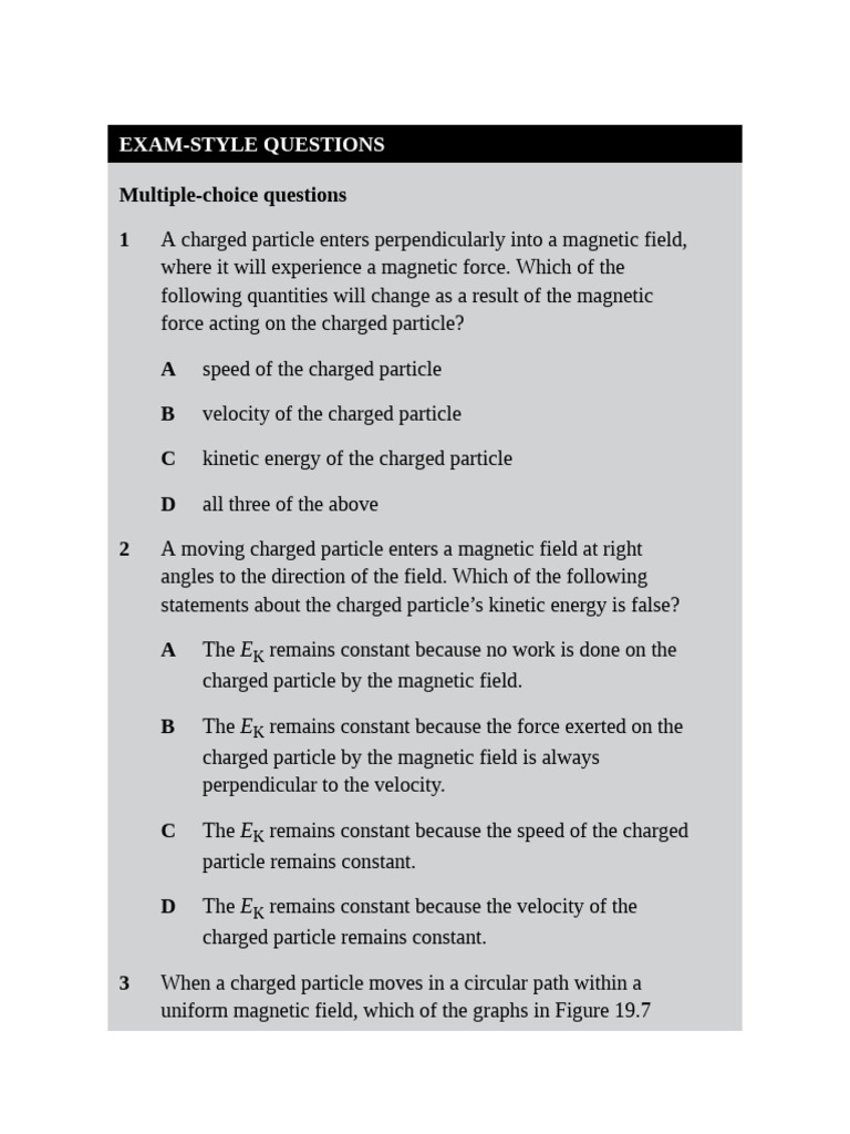Charged Particle Motion in Fields | PDF | Proton | Magnetic Field