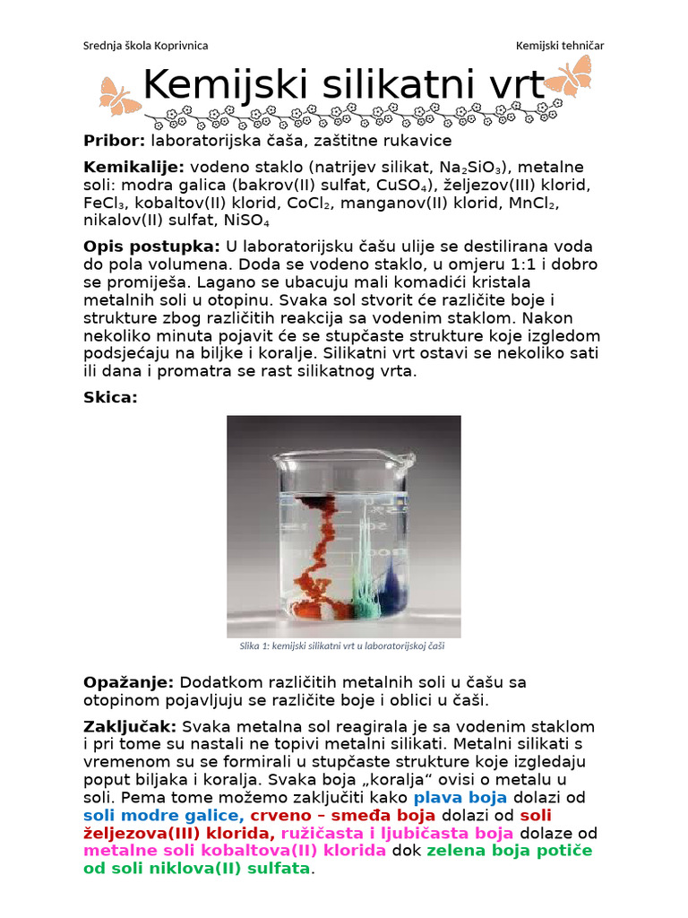 Kemijski Silikatni VRT | PDF