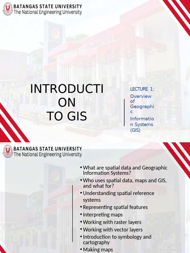 Lecture 1 Introduction To GIS | PDF | Geographic Information System ...