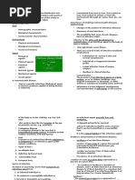 Science Olympiad Disease Detective Cheat Sheet | PDF | Infection | Bacteria