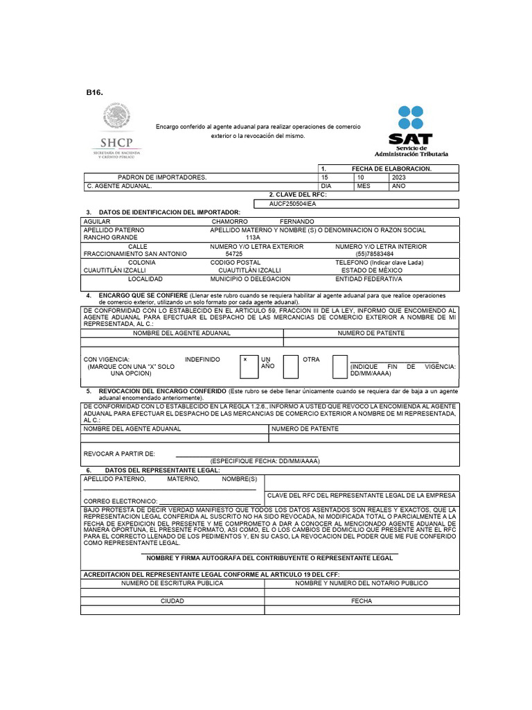 Encargo Conferido | PDF | Gobierno