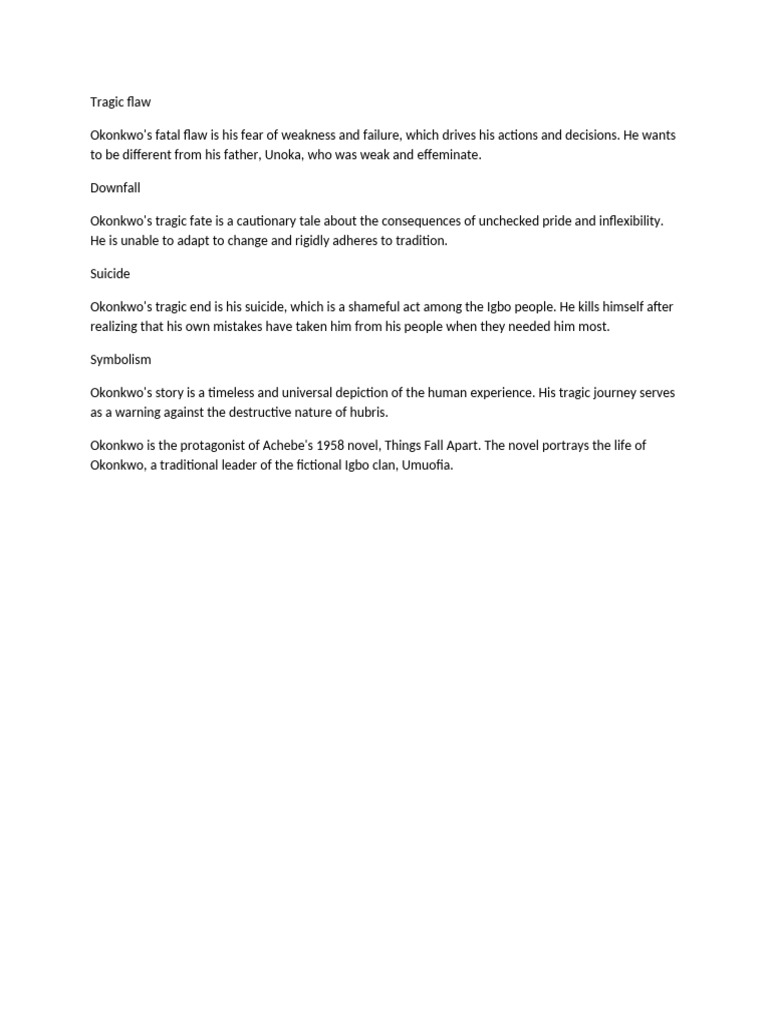 Tragic Flaw-WPS Office | PDF