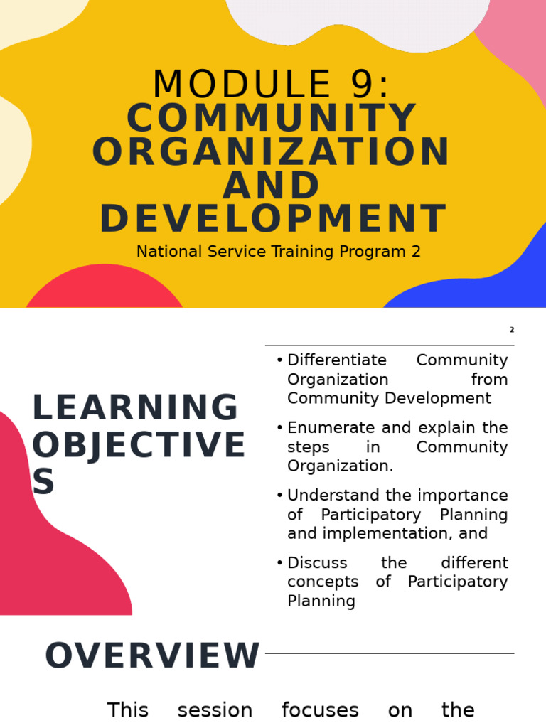 Community Organization and Development Guide | PDF | Empowerment ...