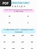 Jolly Phonics Level Assessment Test | PDF