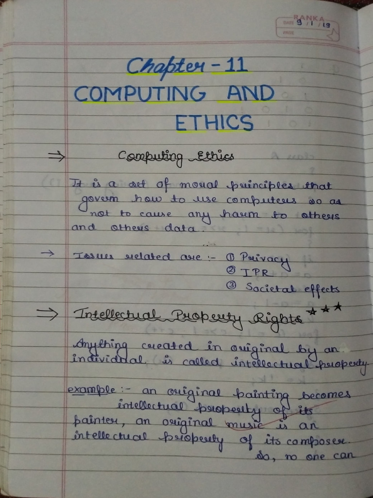 Computing Ethics and Intellectual Property | PDF