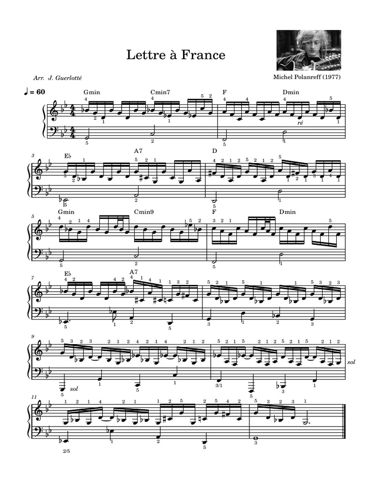 Lettre France Michel Polnareff | PDF