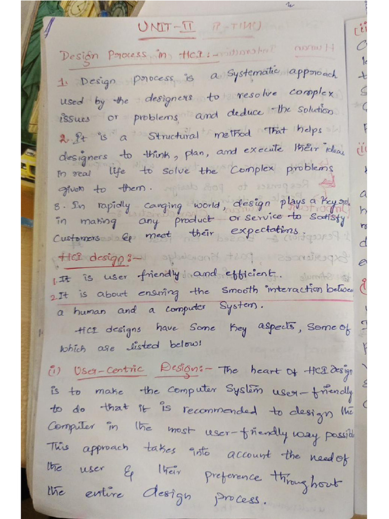 Unit-2 Hci | PDF