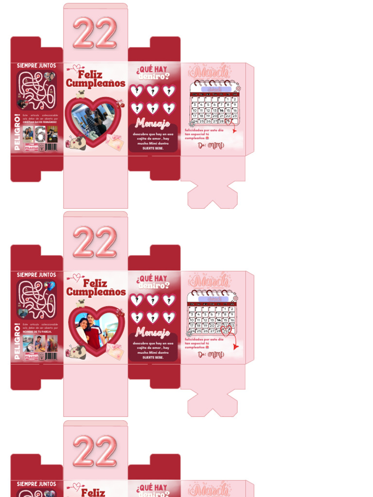 Copia De Cajita De San Valentin Pdf