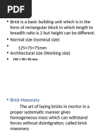 Standard Brick Sizes by Country | PDF | Brick | Length