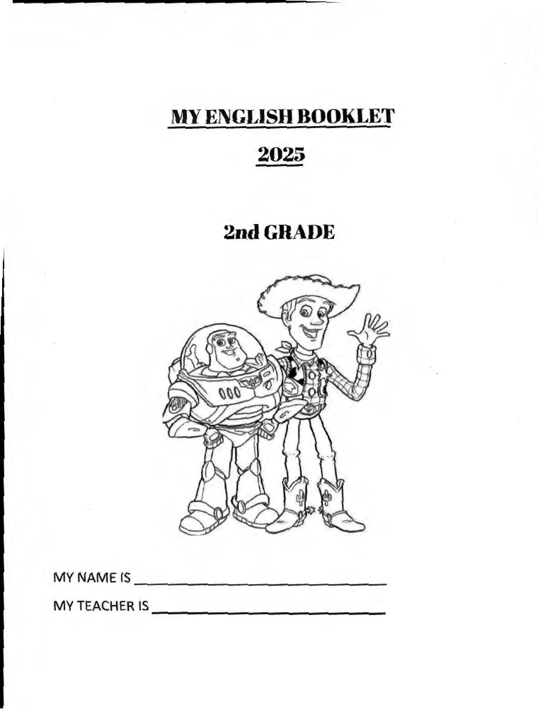 MY ENGLISH BOOKLET 2025 - 2nd GRADE | PDF | Play (Activity) | Toys