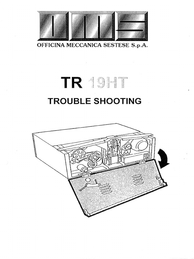 TR19HT Troubleshoot | PDF | Clutch | Machines