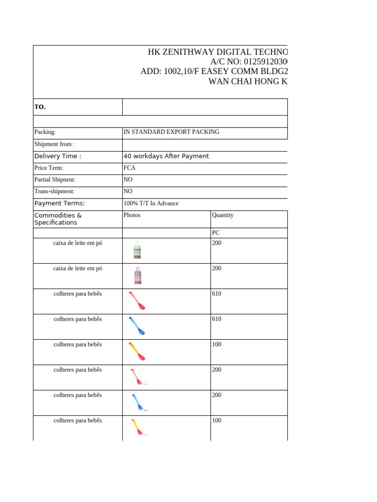 Proforma invoice20241222180644-58221_20250107 | PDF