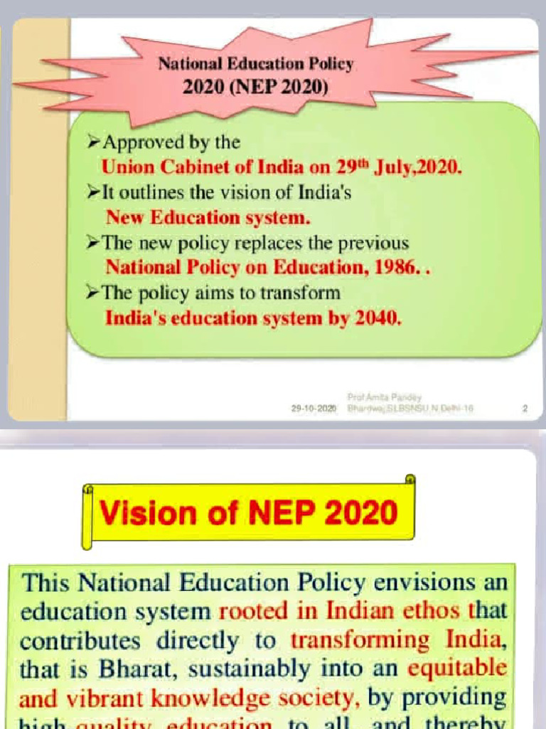 NEP 2022 | PDF