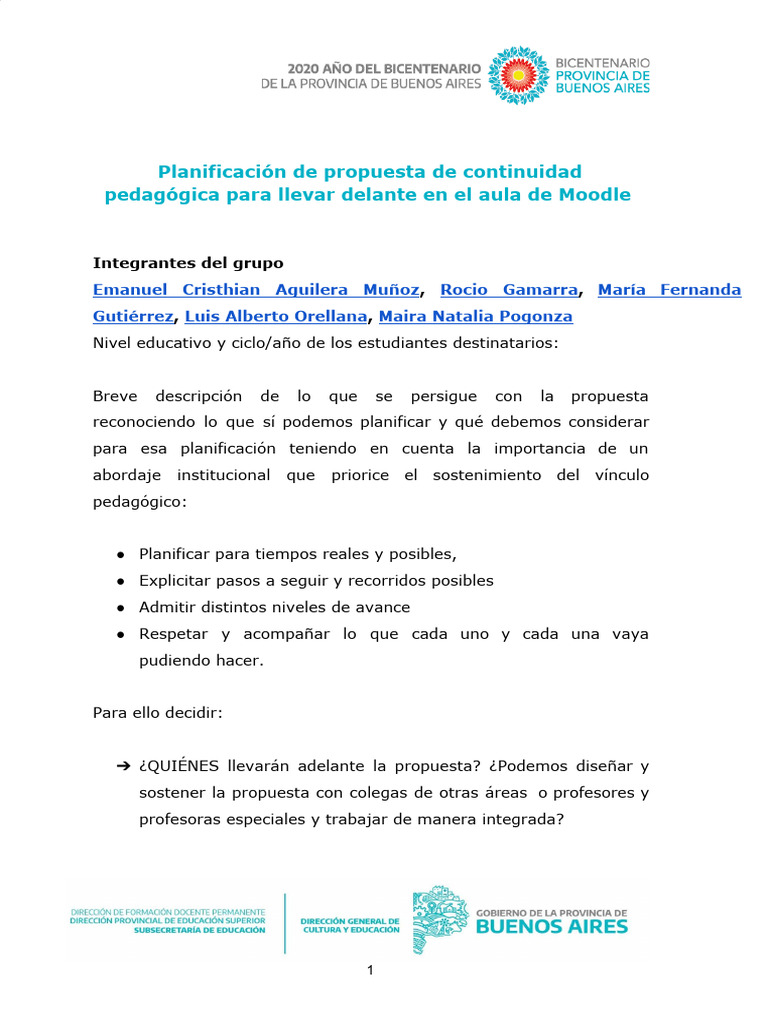 Planificación de Aula en Moodle | PDF | Moodle | Enseñando