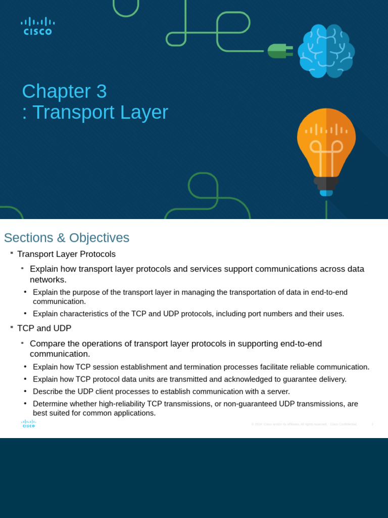 Chp3 Transport Layer | PDF | Port (Computer Networking) | Transmission Control Protocol