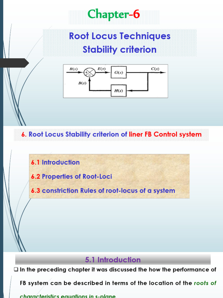 Chapter-6 Root Locus Method (2) | PDF | Mechanics | Mathematical Objects