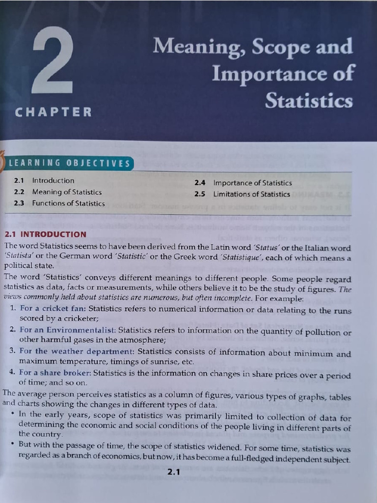 Stats CH 2 | PDF