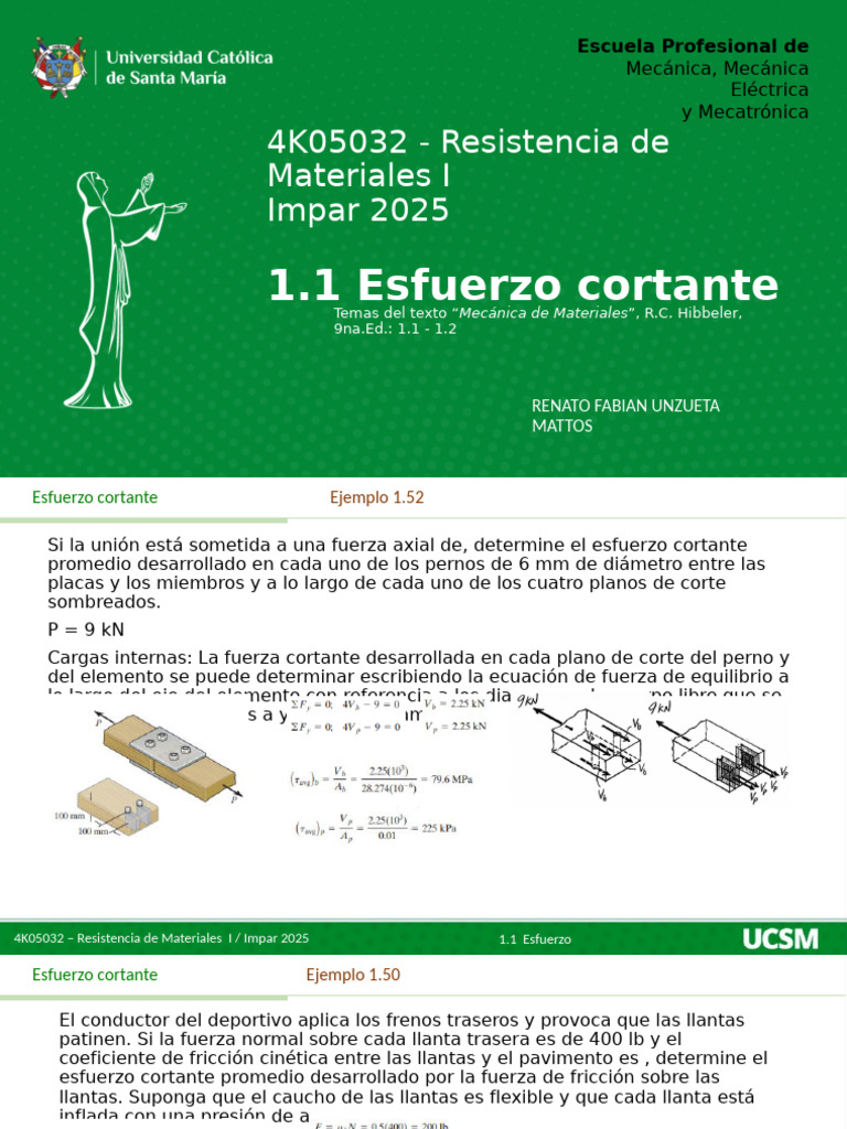 PPT Resistencia de Materiales | PDF