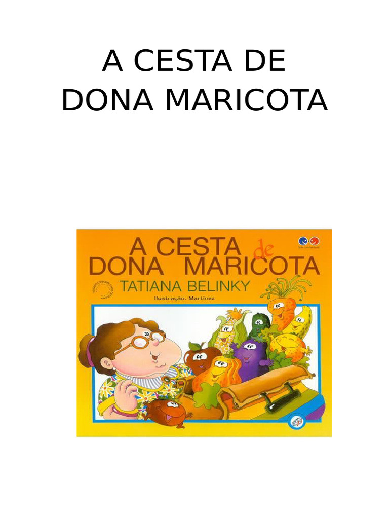 A Cesta de Dona Maricota | PDF