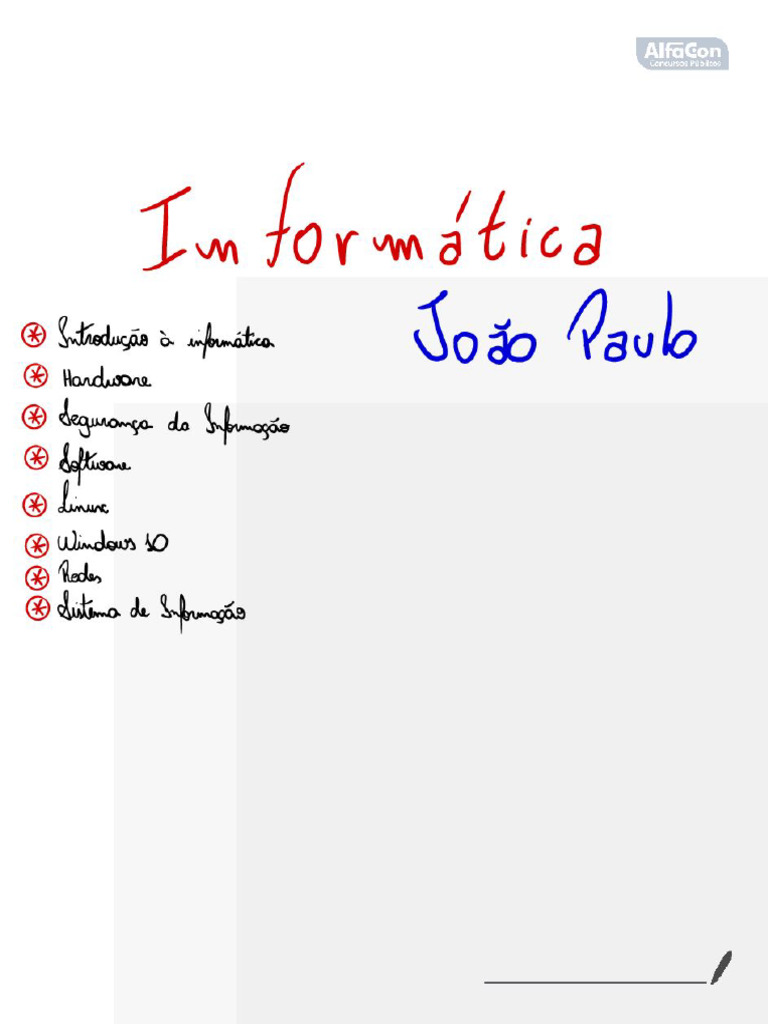 Pacote Cadernos Informatica | PDF