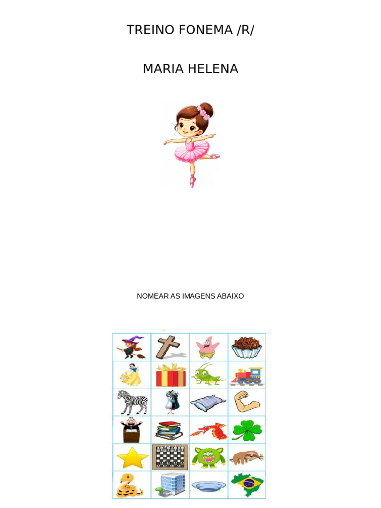 TREINO FONEMA R | PDF