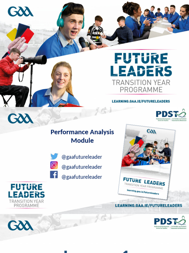 New GAA Future Leaders Performance Analysis Lesson 1 2 | PDF ...