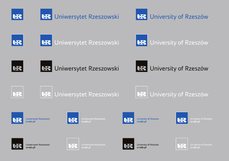 Logo Uniwersytetu Rzeszowskiego Do Druku Wer. PL I en | PDF