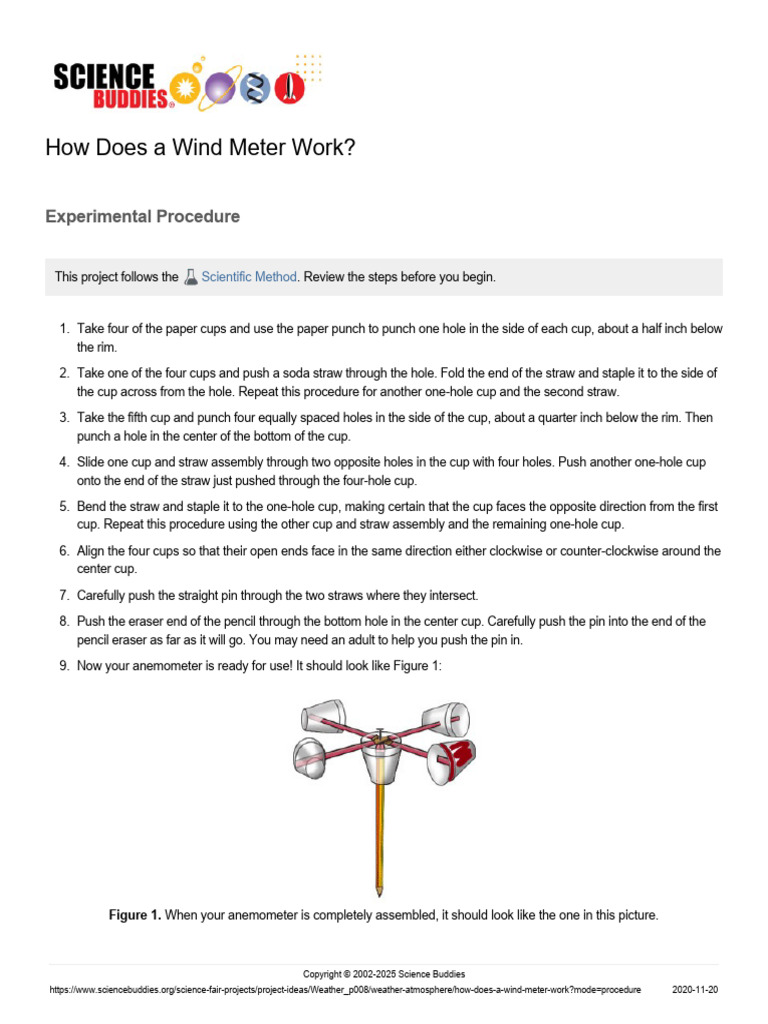 How Does A Wind Meter Work | PDF | Copyright