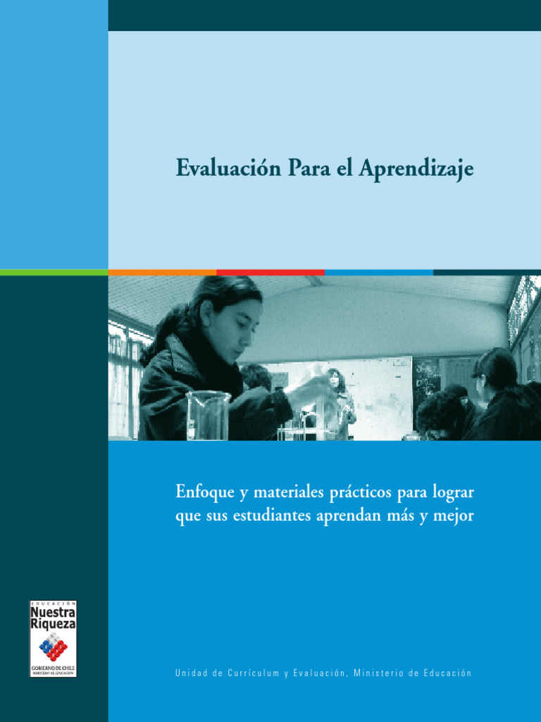 Evaluacion_para_el_aprendizaje | PDF | Evaluación | Enseñando