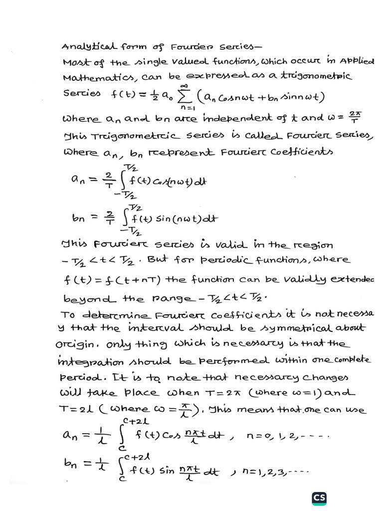 Fourier Series 1 | PDF