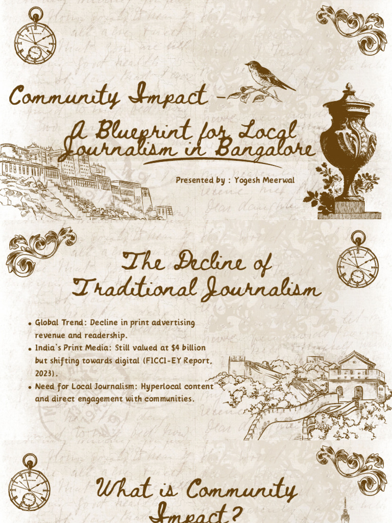 Community Impact Presentation (M24MSA068) | PDF | Journalism | Newspapers