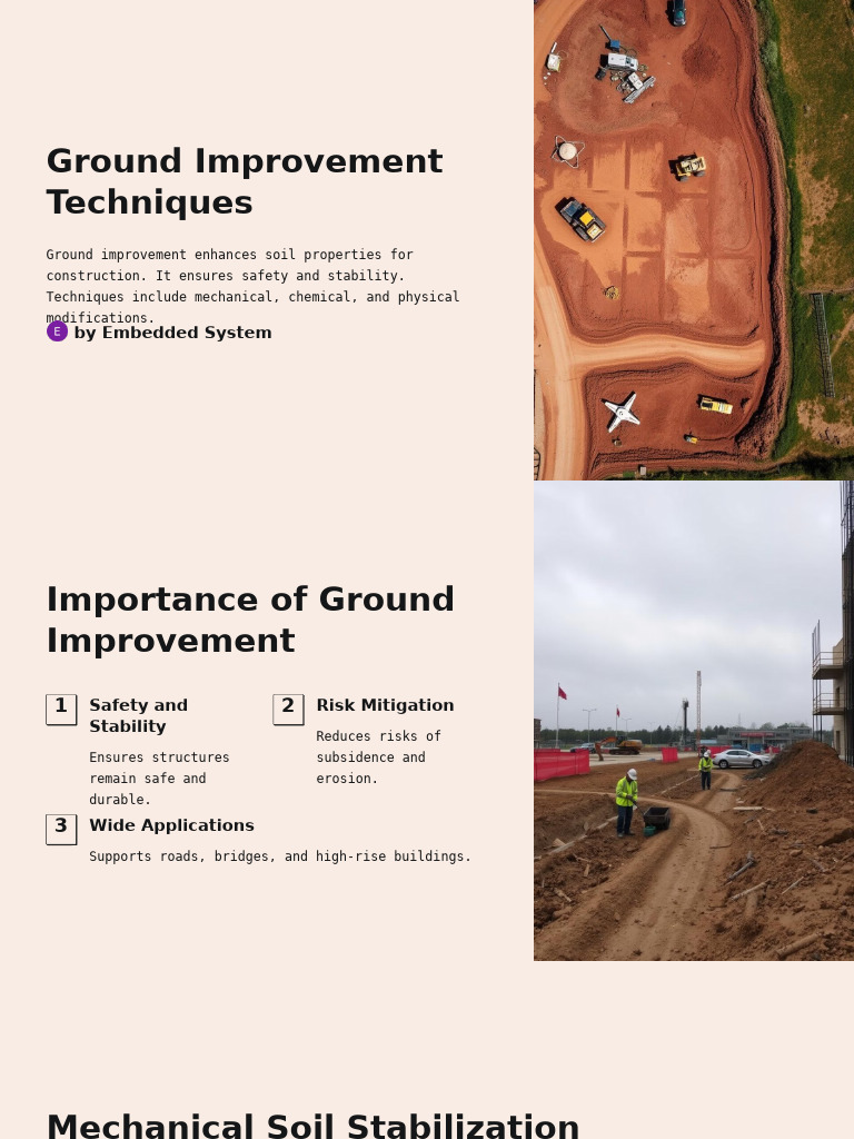 Ground Improvement Techniques | PDF