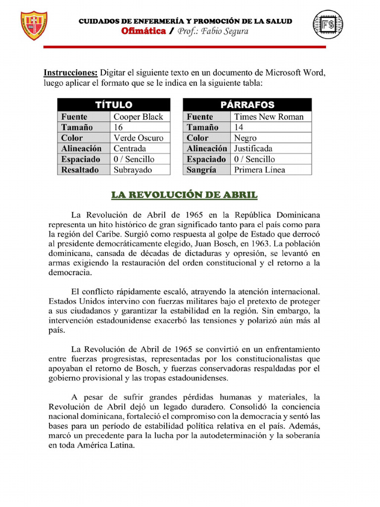 Formato Básico | PDF